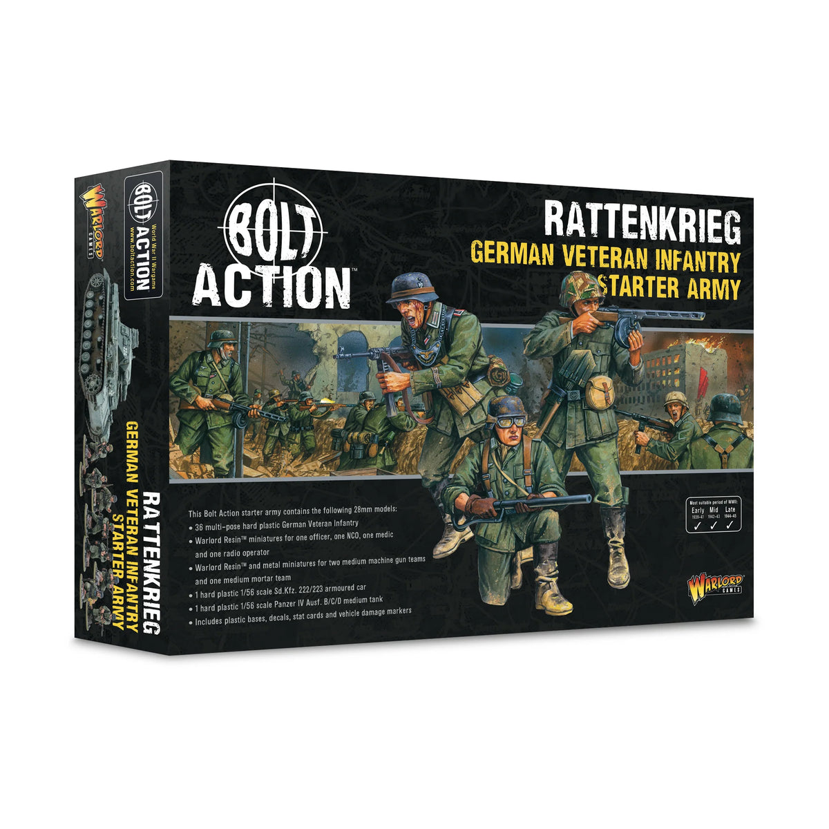 Bolt Action: Rattenkrieg - German Veteran Infantry Starter Army | Koros ...