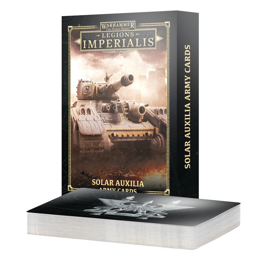 The Horus Heresy: Legions Imperialis - Solar Auxilia Army Cards Pack ...