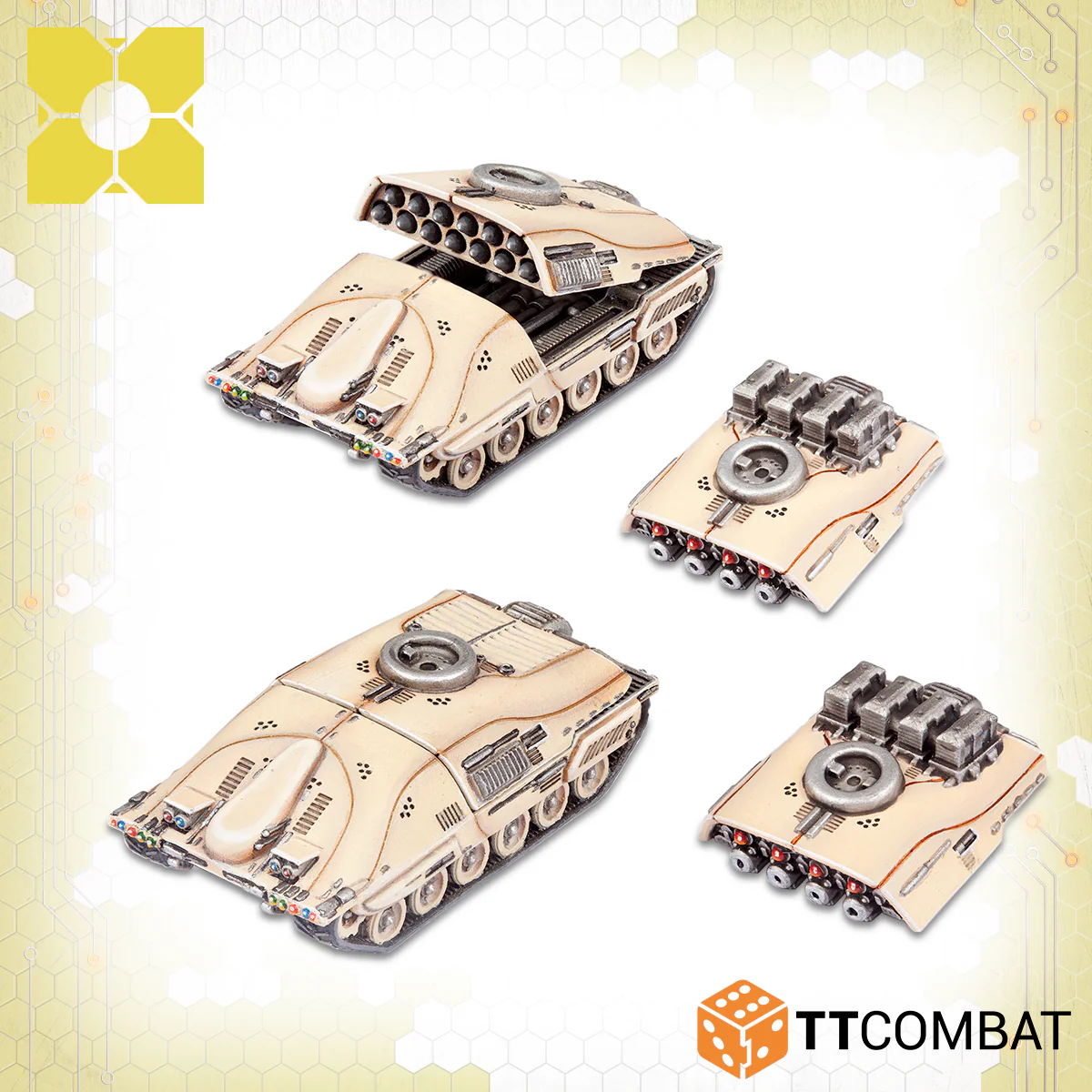 Dropzone Commander: PHR Taranis Artillery Tanks | Koros Wargames
