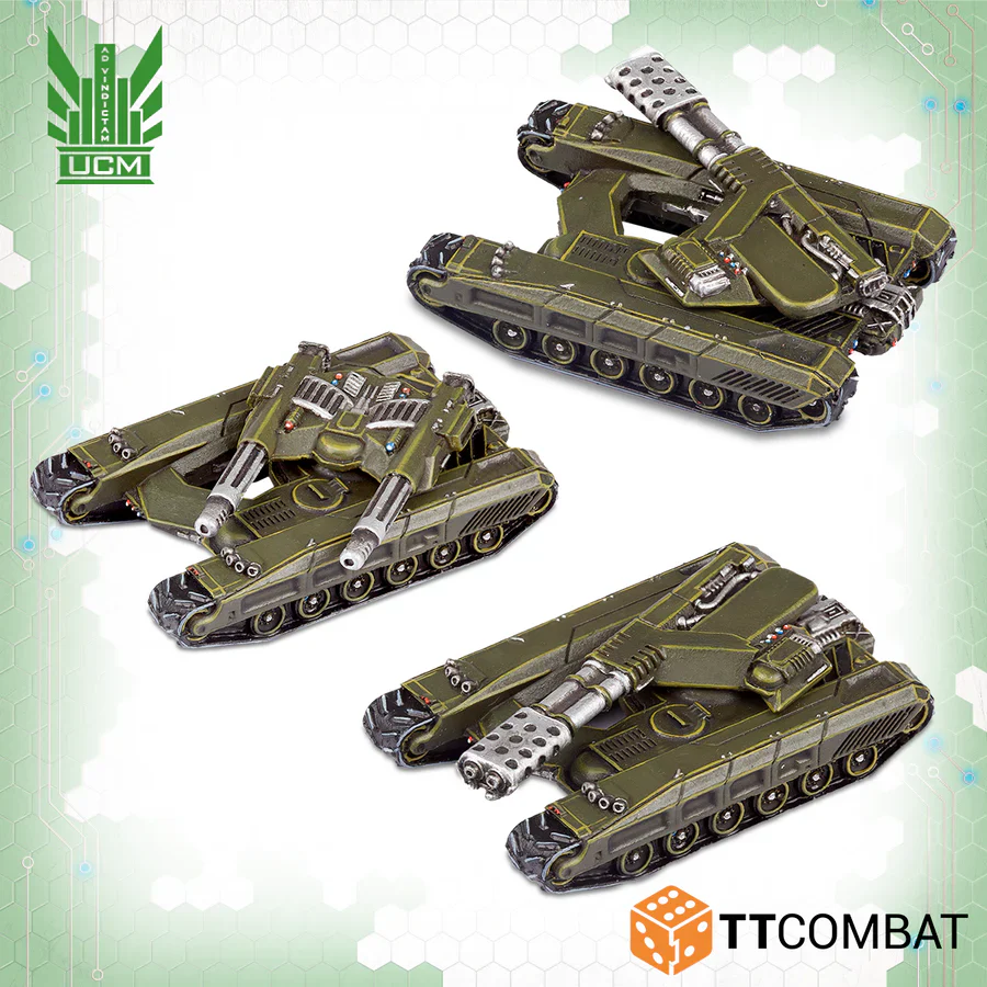 Dropzone Commander: UCM Katana Light Tanks | Koros Wargames