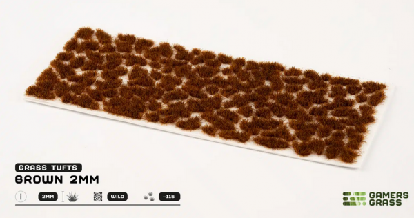 Gamers Grass: Brown 2mm (2024) | Koros Wargames
