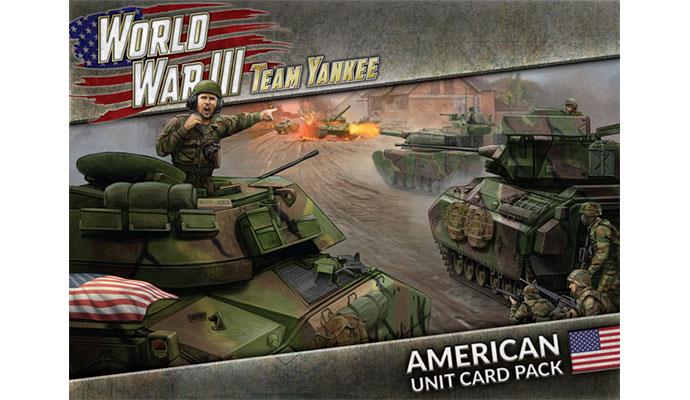 Team Yankee WWIII: World War III: American Unit Card Pack | Koros Wargames